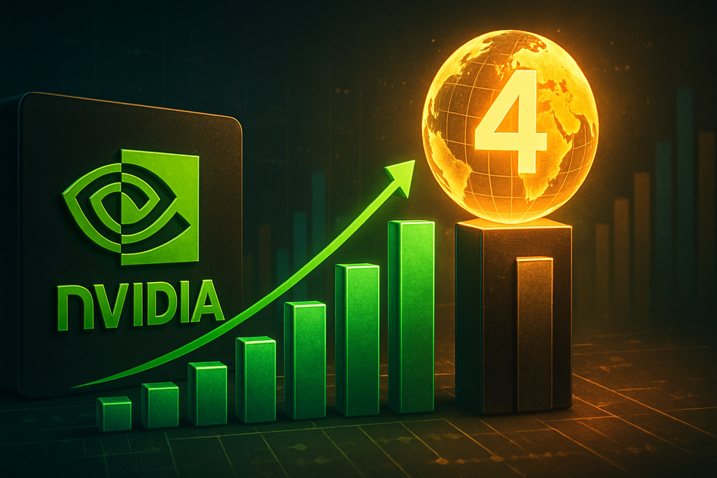 Nvidia ispisuje povijest kao prvi tehnološki div vrijedan 4 bilijuna ...